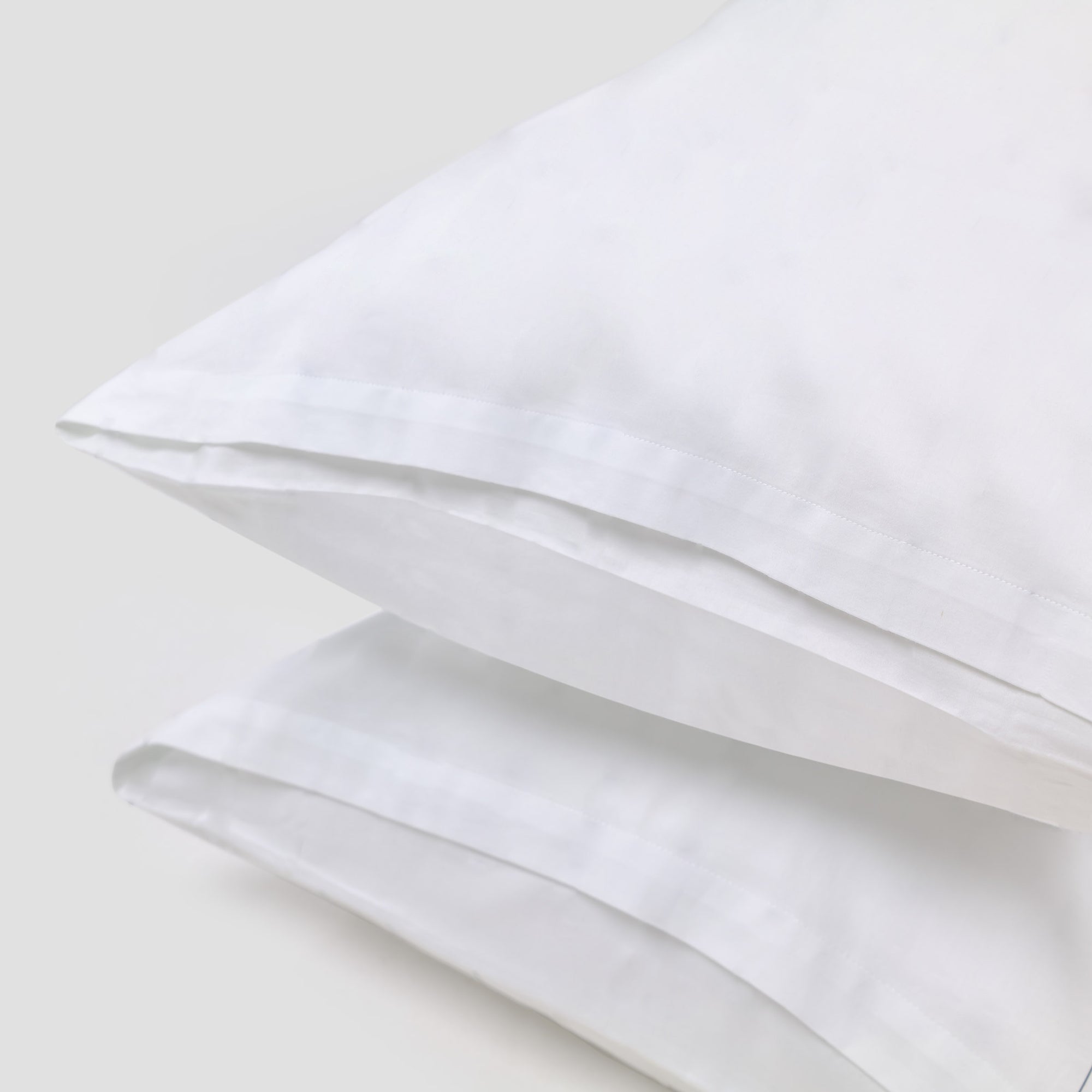 Classic White Pillow Case Pair | Luxury Organic Cotton Bedding | SOJAO ...