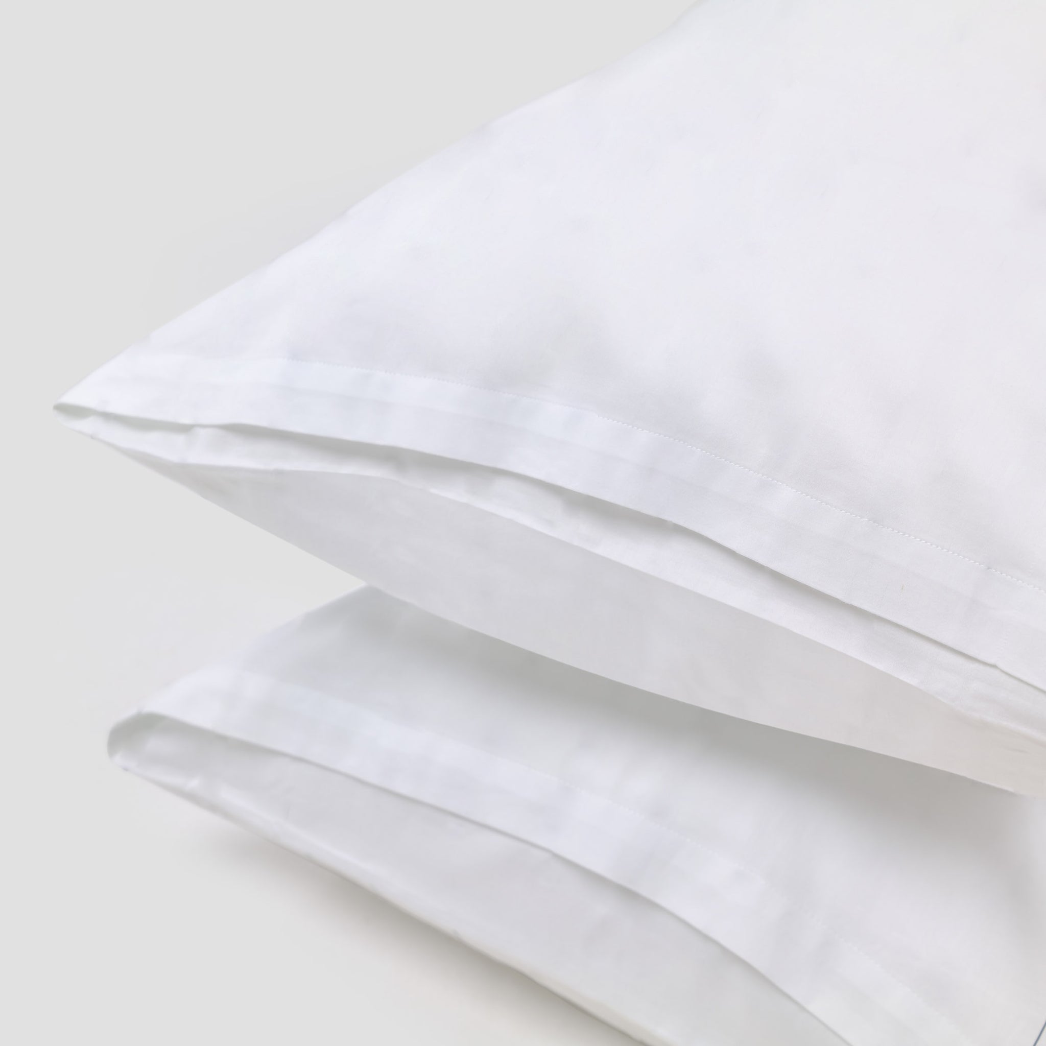 Classic White Pillow Case Pair | Luxury Organic Cotton Bedding | SOJAO ...