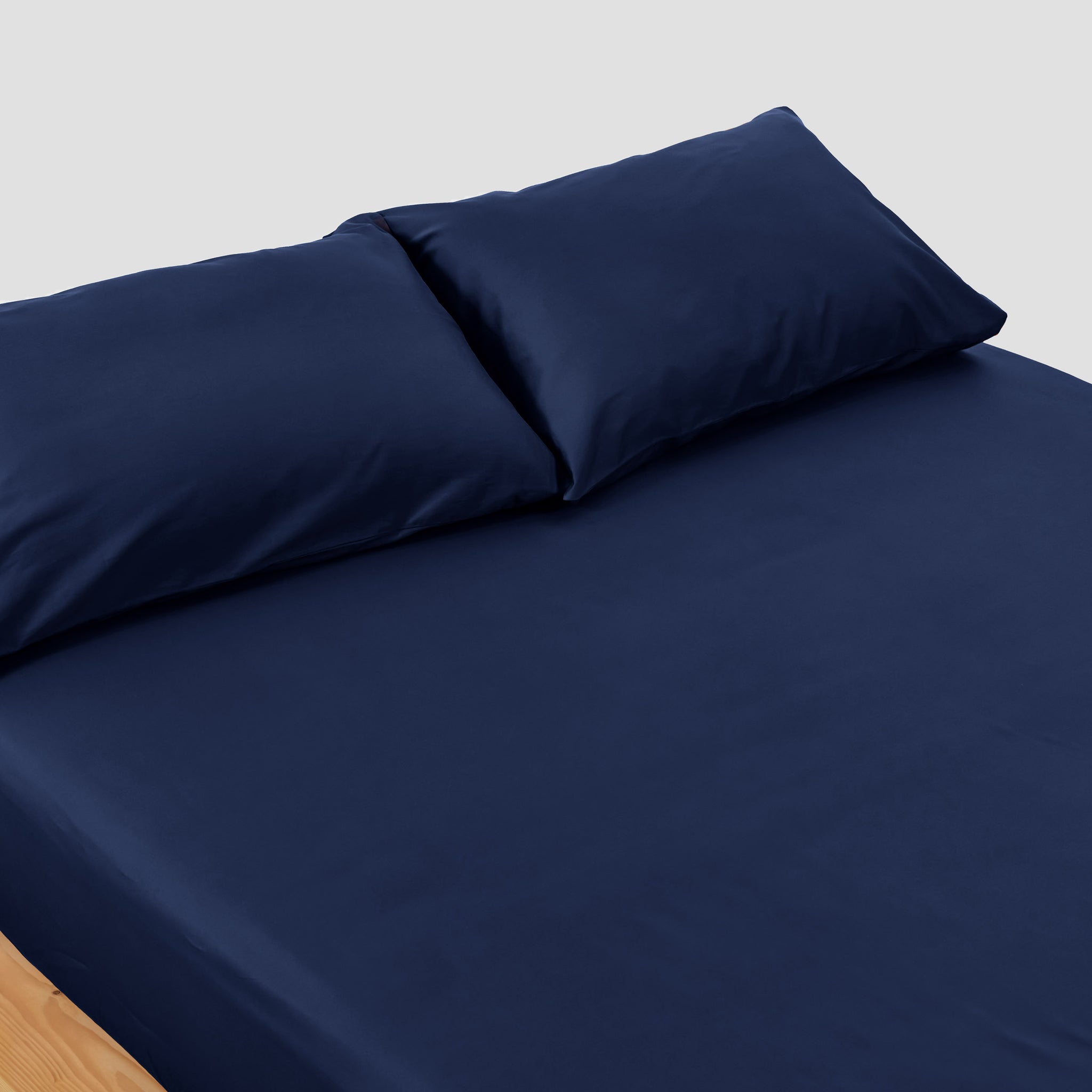 Classic Navy Fitted Sheet | Luxury Organic Cotton Bed sheet | SOJAO ...