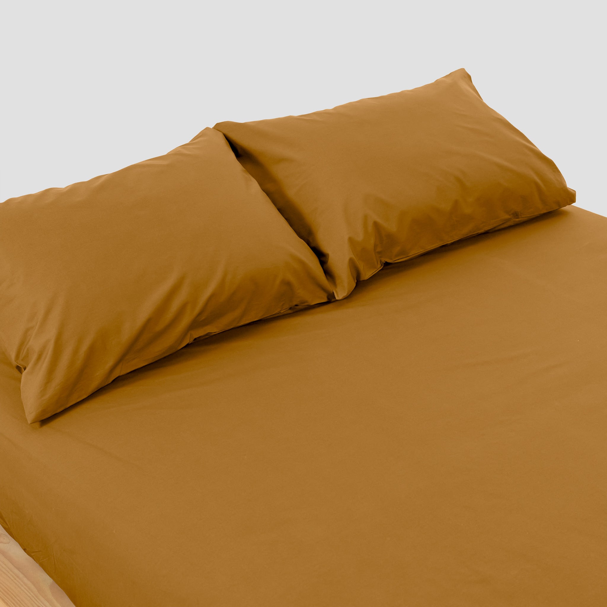 Crisp Mustard Fitted Sheet | Luxury Organic Cotton Bed sheet | SOJAO ...